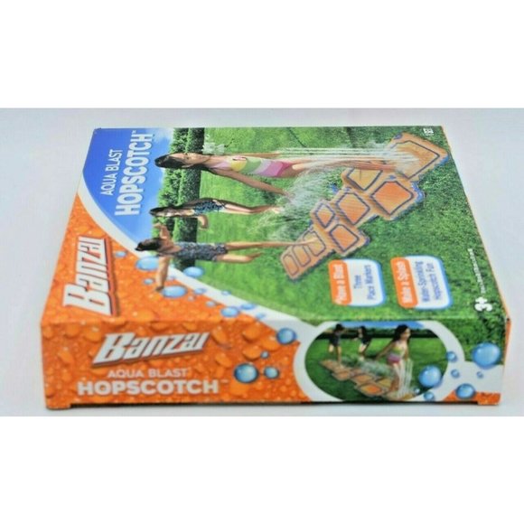Banzai | Toys | Banzai Aqua Blast Hopscotch Water Splash Pad Sprinkler ...